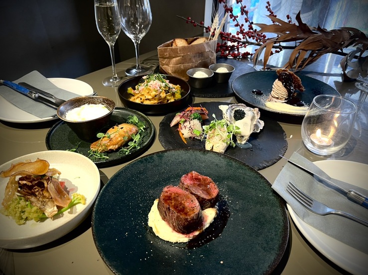 【SEASONAL DINNER COURSE】季節限定シェフコース ★4800円＋税